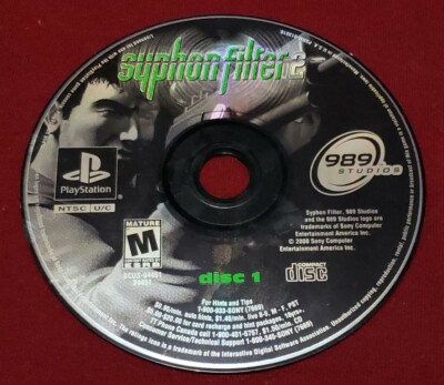 Syphon Filter 2, Black Label Release (Sony Playstation 1 PS1) Loose ...