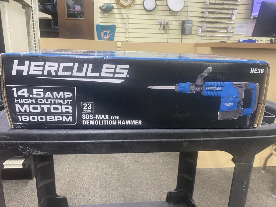 HERCULES SDS Max-Type Demolition Hammer - Model: HE36 | eBay