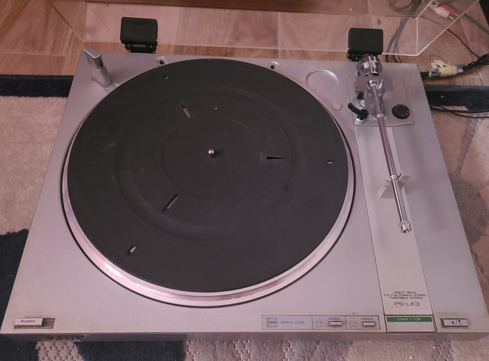 Sony Turntable PS-LX3 Powers Up but has No Headshell Or Stylus | eBay