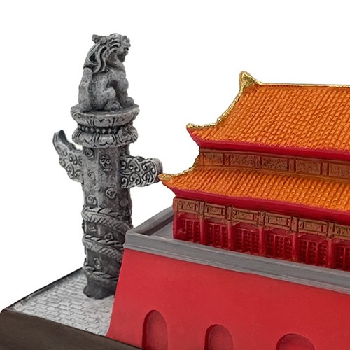 Creative Resin Craft Beijing Tiananmen Square Architecture Model Decor ...