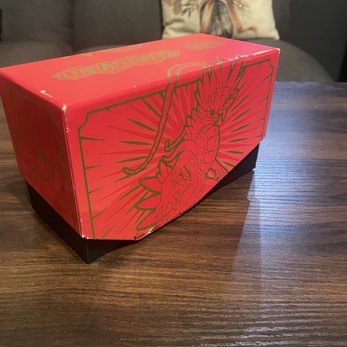 EMPTY BOX Pokemon Koraidon Scarlet & Violet Elite Trainer Box ETB TCG ...