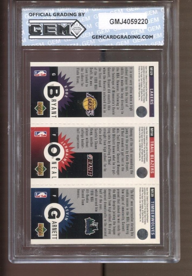 1996-97 Kobe Bryant Collector's Choice #M129 Gem Mint 10 RC Rookie LA ...