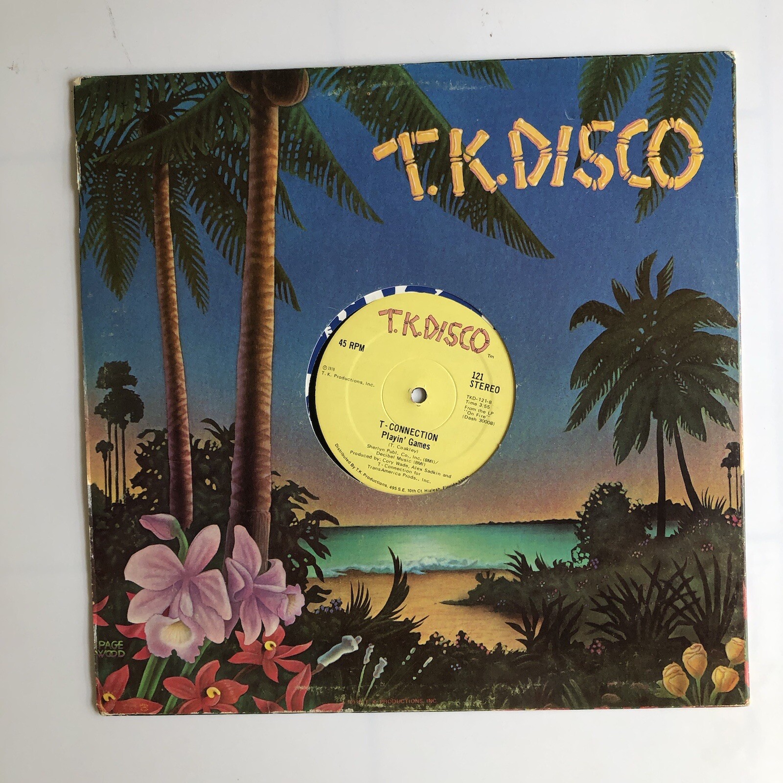 1978 Vintage TK Disco T Connection Playin Games 121 Stereo Vinyl 12” | eBay