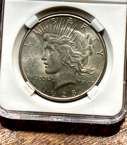 1928-S PEACE DOLLAR BEAUTIFUL MINT STATE COIN, GREAT COIN GREAT PRICE ...
