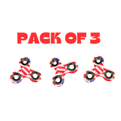Perfect Spinner Flag USA Toy Stress Reducer Ball Bearing High Speed ...