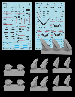 Greenstrawberry 1/537 Federation Shuttles Late Type | eBay