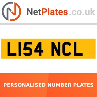 L154 NCL - Prefix-Type NetPlates.co.uk Private Number Plate - on DVLA ...
