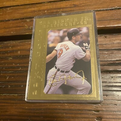 Cal Ripken Jr 1995 Premier Mint 22Kt GOLD SIGNATURE Card /25,000 Still ...