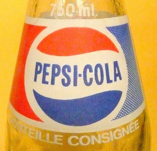 vintage ACL SODA ACL BOTTLE - FR. CANADIAN PEPSI / 750 ML POP BOTTLE | eBay