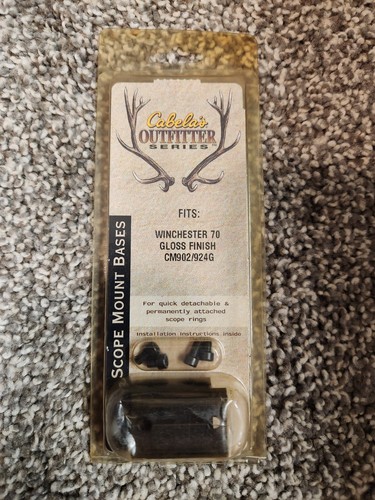 Cabela's Scope Mount Bases CM902/924G (Gloss Finish) - Win Model 70 ...
