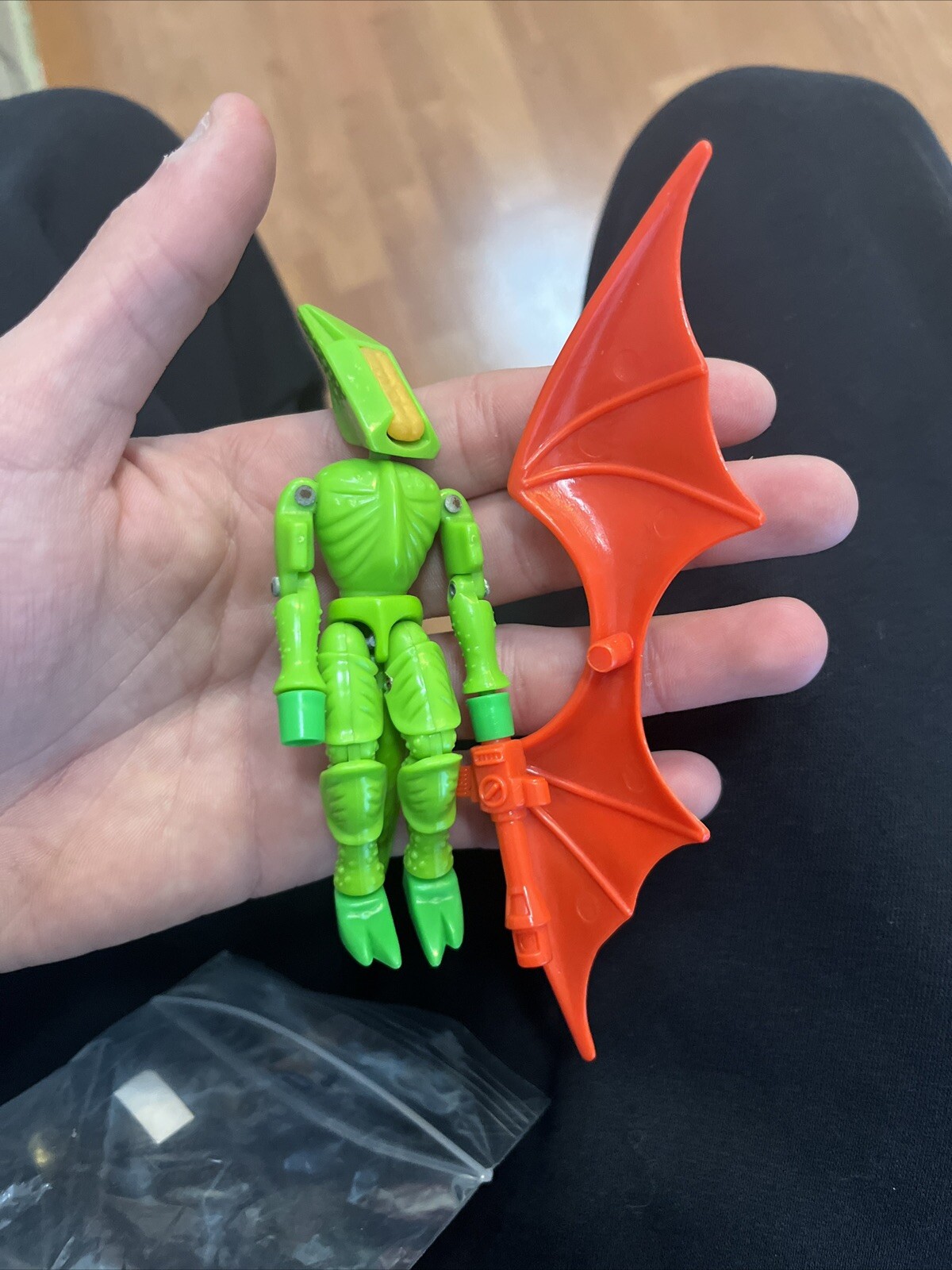 VINTAGE MEGO MICRONAUTS REPTO ALIEN COMPLETE! ORANGE BRAIN VARIANT ...