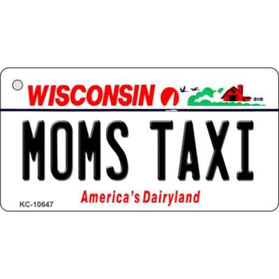 Moms Taxi Wisconsin License Plate Tag Novelty Key Chain KC-10647 | eBay