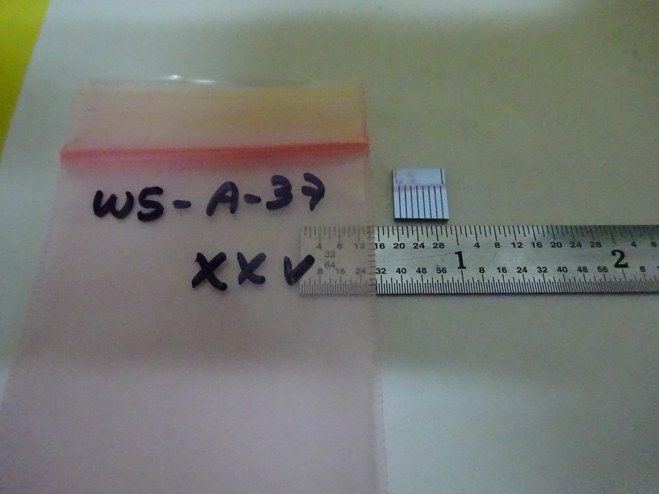 OPTICAL V-GROOVE CHIP FIBER ARRAY SILICON LASER OPTICS as pictured BIN# ...
