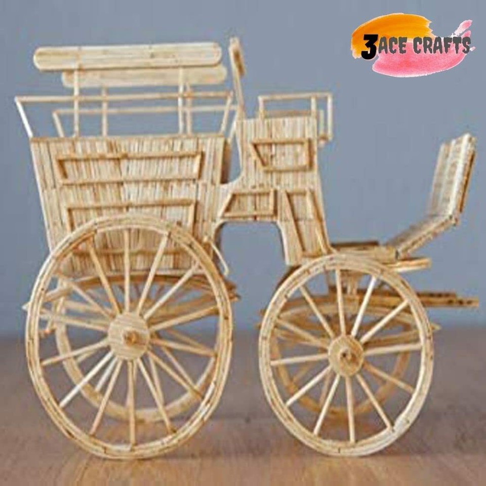 Headless Natural Wooden Modelling Matchsticks Craft Splints for Art ...