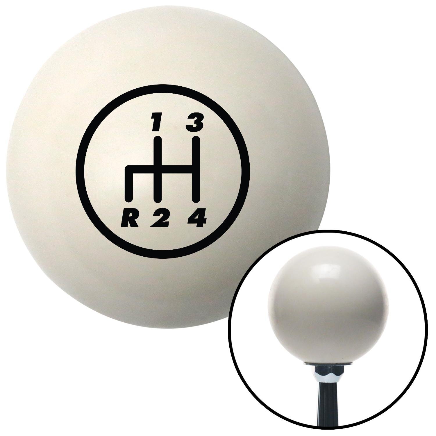 Black 4 Speed Shift Pattern - 4RDL Ivory Shift Knob a body 427 671 ...