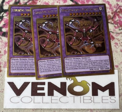 3x (M/NM) Crimson Nova Trinity the Dark Cubic Lord MVP1-ENG40 Gold 1st ...