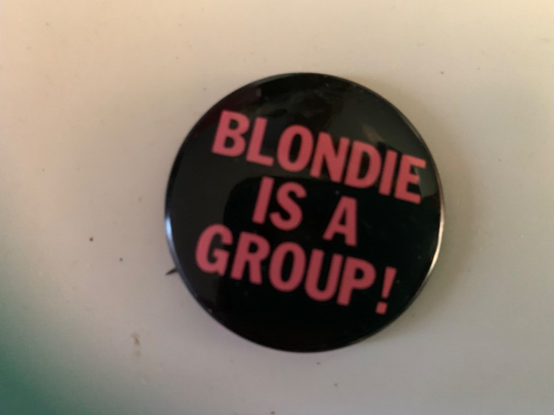 Blondie - Blondie is a Group pin - Vintage | eBay