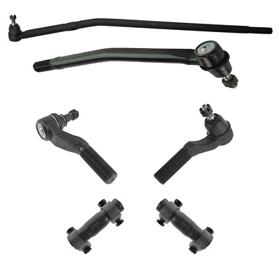 Front Inner Outer Tie Rod Ends Drag Link Kit Set 6 PCS for Ford E150 ...