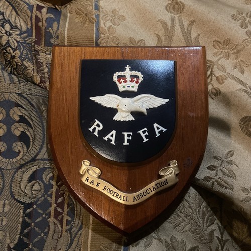 Royal Air Force Collectors Football Assoc. RAF/Wall Shield Rare ...