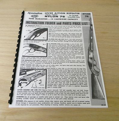 Remington Nylon 76 User Manual 51 Ebay