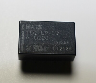 NAIS TQ2-L2-5V Dual Coil Latching Relay ATQ229 DPDT 1A , Low Profile 0. ...