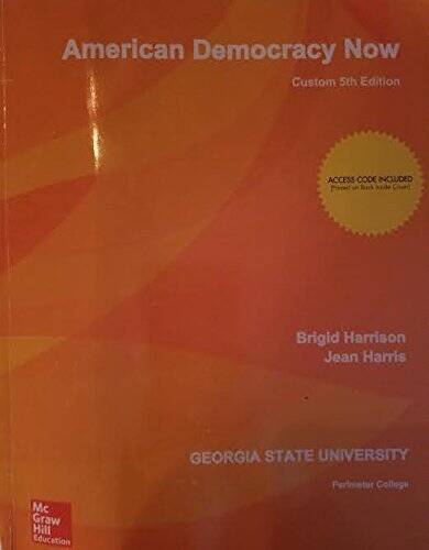American Democracy Now - Paperback By Brigid Harrison - GOOD | eBay