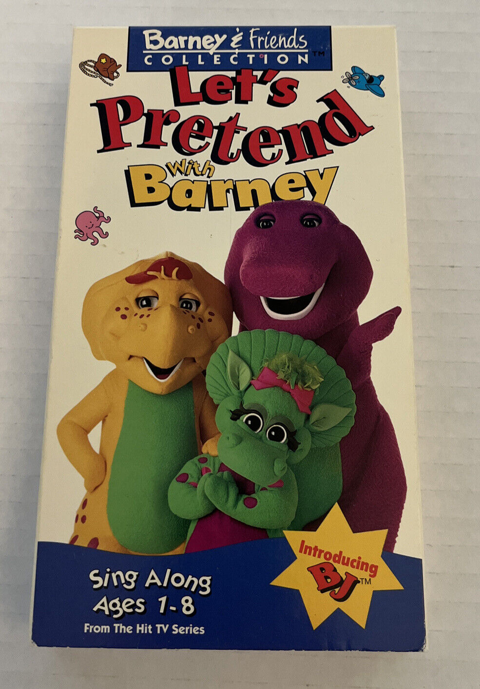 Let S Pretend With Barney Vhs Video Tape Sing Along Barney Friends ... Let S Pretend With Barney Vhs Video Tape Sing Along Barney Friends ...