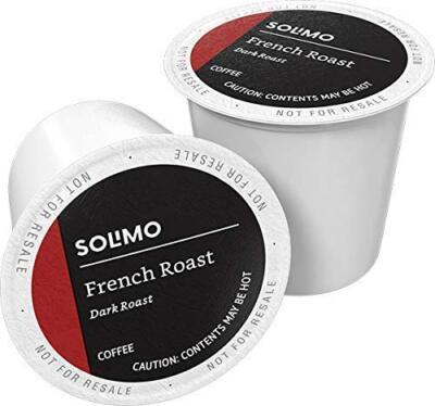 Amazon Brand - Solimo Dark Roast Coffee Pods, French Roast, Compatible ...