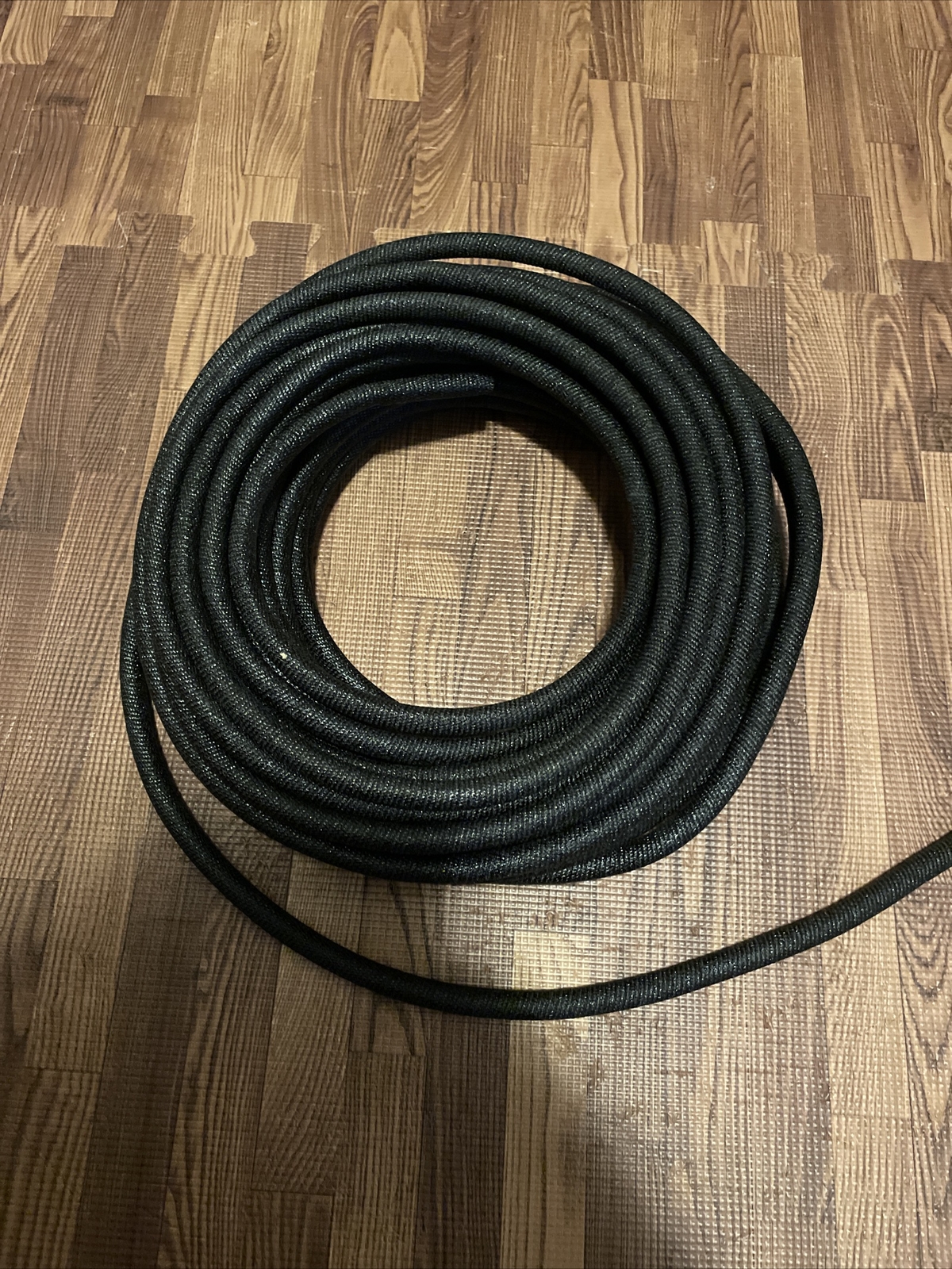 Ford Mustang Braided Cloth Asphalt Tar Coated 1/4" Wire Sheath Loom Cover