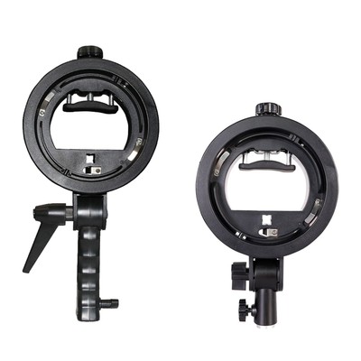 S Type Bracket Speedlite Bracket for Flash Light Speedlite Snoot Beauty ...