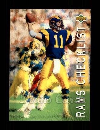 1993 Upper Deck #85 Cleveland Gary St. Louis Rams Team Miami (FL) 8 ...