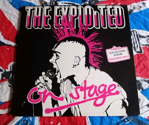 THE EXPLOITED 'Live On Stage' LTD Red Vinyl LP Sex Pistols SID VICIOUS ...