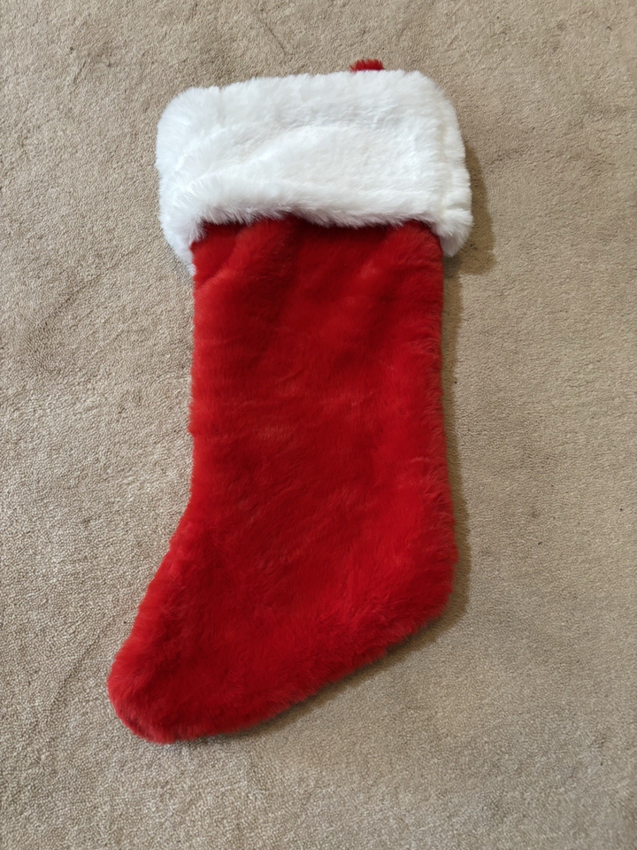 NEW, Monogram Christmas Stocking Letter "S" RED 17" | eBay