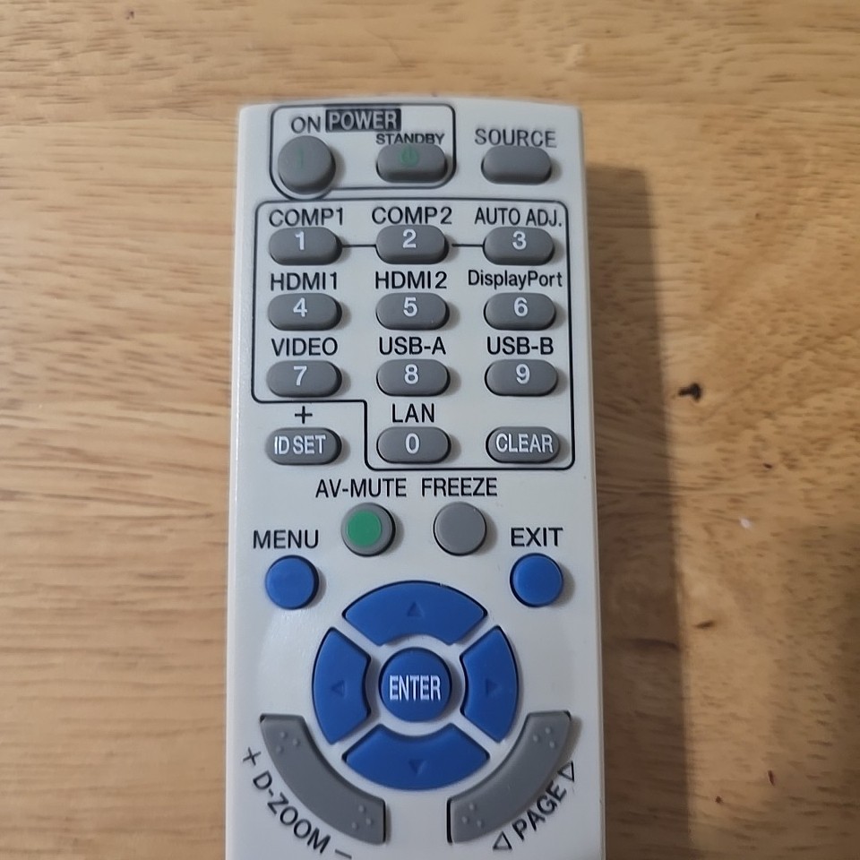 NEC Projector Remote Control RD-469E Genuine OEM - Tested, Works | eBay