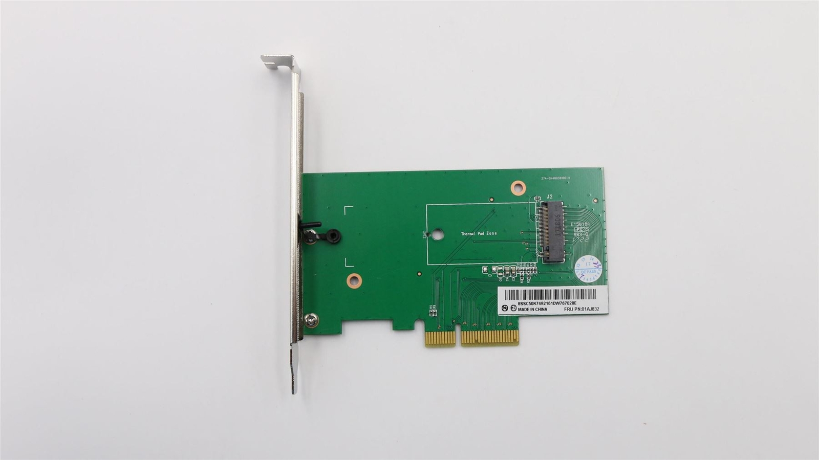 Genuine Lenovo 01AJ832 FRU Pciex4 to M.2 SSD Riser Card HP for sale ...