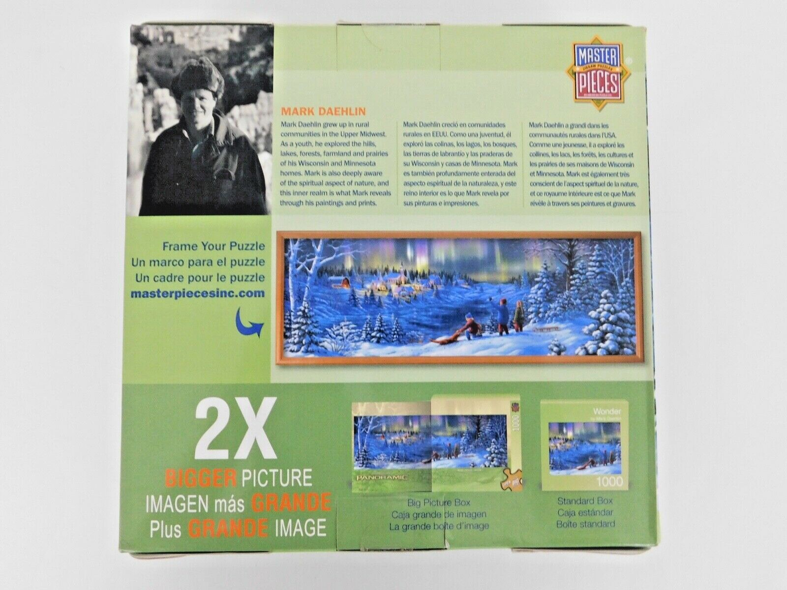 MasterPieces 1000 Piece Panoramic Jigsaw Puzzle "Wonder" Mark Daehlin ...
