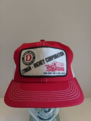 Vintage Lyman Richey Corporation Snapback Trucker Hat Patch K Products ...
