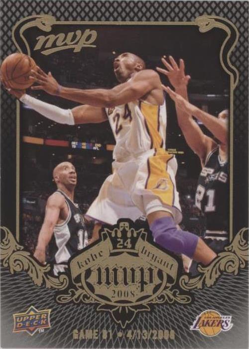 2008-09 Upper Deck MVP - Kobe Bryant Mvp Kobe Bryant #KB-81 Black ...