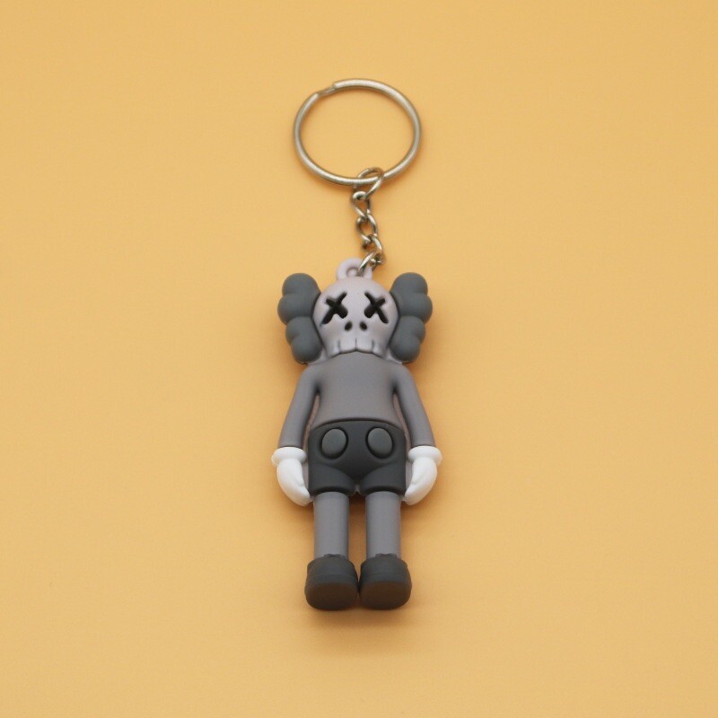 Kaws Keychain “3" Keychain Skull Figure Keyring | eBay