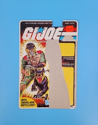 VINTAGE GI JOE MUTT JUNKYARD UNCUT FULL CARDBACK! PEACH FILE CARD 32 ...