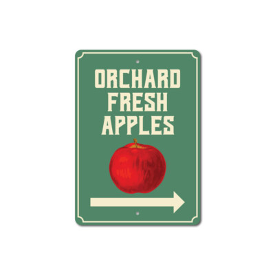 Orchard Sign, Orchard Decor, Apple Orchard Aluminum Metal Decor Sign | eBay