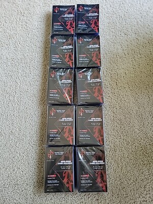 Shield Titan Semi-Rigid Card Holders X10 Lot 500 Total 50 Count Brand ...
