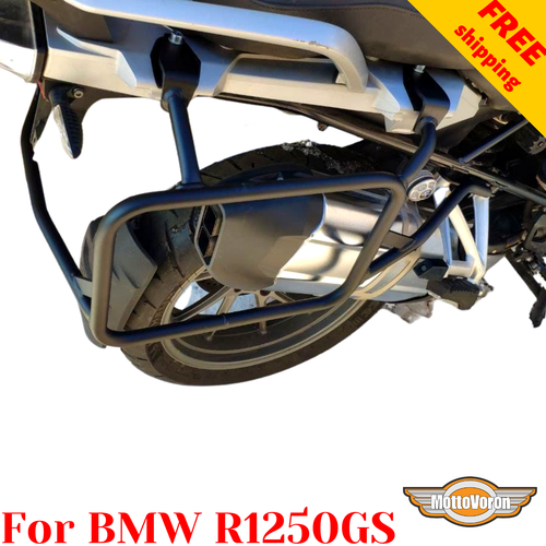 For BMW R1250GS Pannier rack R 1250 GS Side carrier for cases or soft ...