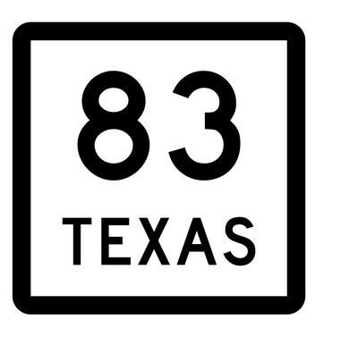 Texas State Highway 83 Sticker Decal R2384 Highway Sign | eBay