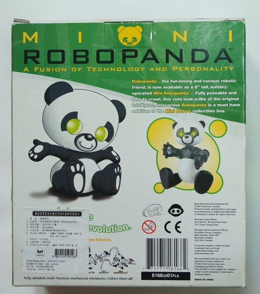 WowWee Robotics : MINI ROBOPANDA Robot Figure #8168 | eBay