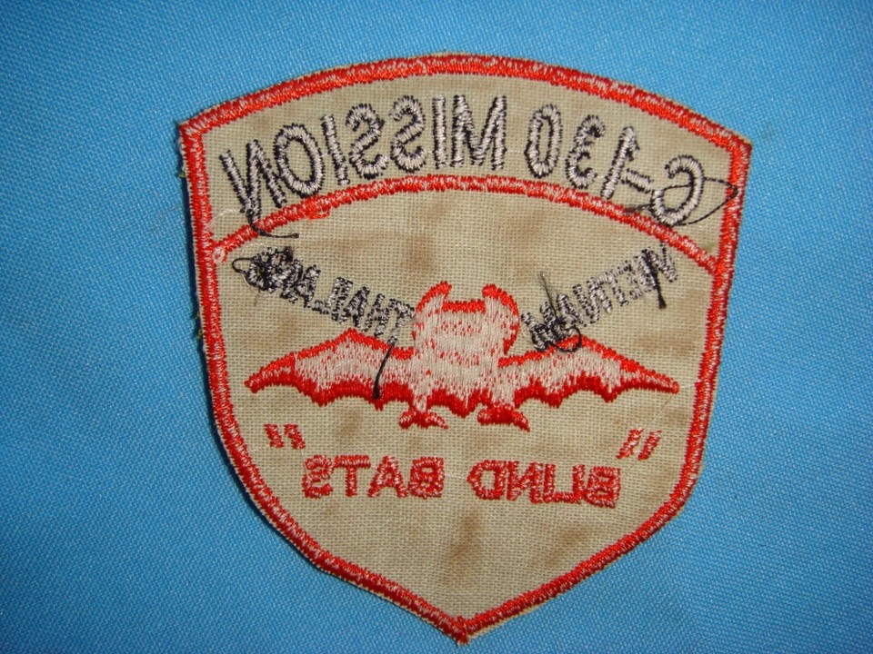 VIETNAM WAR PATCH, USAF C-130 MISSION BLIND BATS | eBay