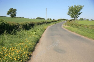Photo 6x4 Rural road towards Newton Le Willows Great Crakehall c2011 ...