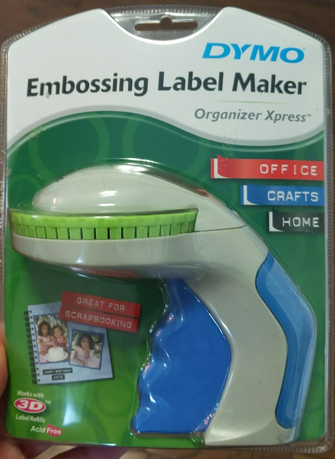 Vintage Dymo Organizer 1610 Label Maker uses 1/4" & 3/8" Tape 3 Styles ...