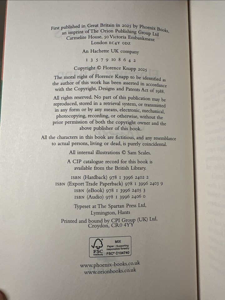 The Names by Florence Knapp SIGNED 2025 UK Limited Edition Proof ...