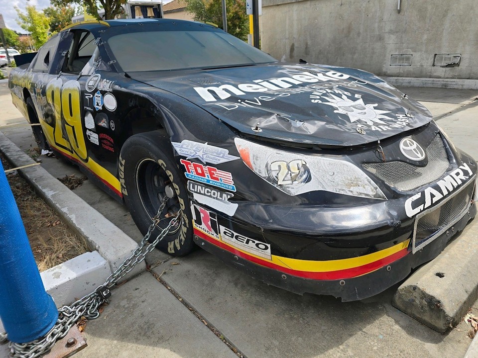 🔥 Real NASCAR Race Car Frame & Body – Authentic Track-Used Chassis ...